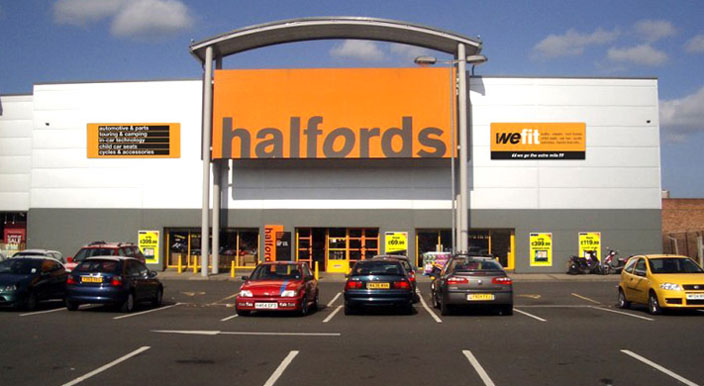Store Development: Halfords - Merchandising | CJ Retail Solutions