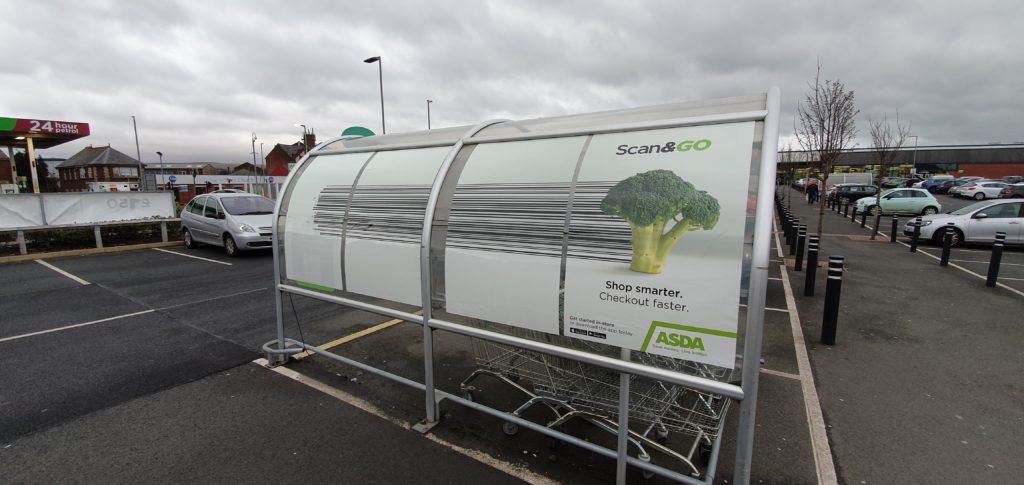 ASDA | Scan & Go POS Installation - CJ Retail Solutions | Retail Displays